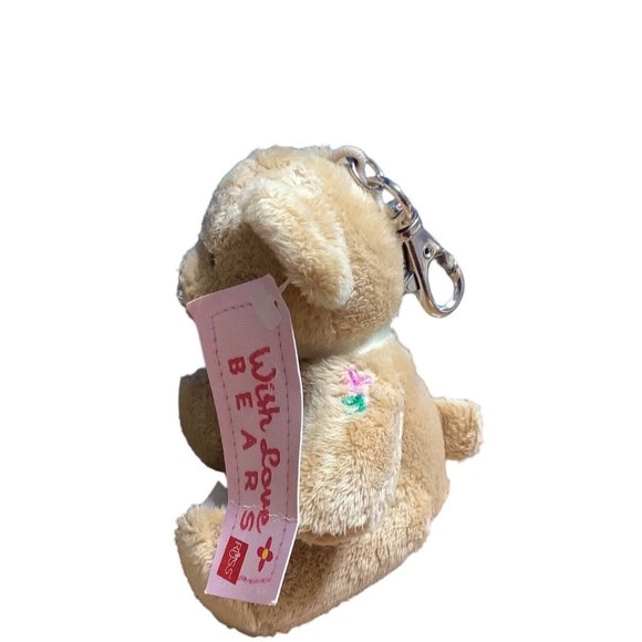 Russ Berrie and Co. | Toys | Nwt Russ Floral Bow Sarah Bear Backpack ...